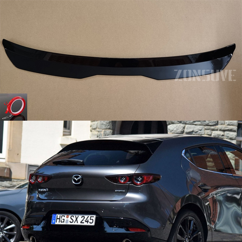 Jual For 2019--2024 Mazda 3 Roof Spoiler Rear Wing Body Kit Accessories ...