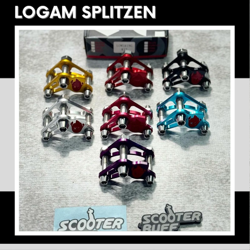 Jual Lowering Kit Bracket Shock Belakang Raceboy Vespa Sprint Primavera ...