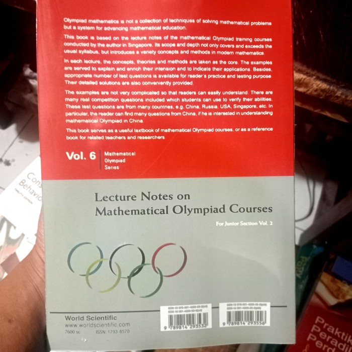 Jual Lecture Notes On Mathematical Olympiad Courses. Xu Jiagu Vol. 1 ...