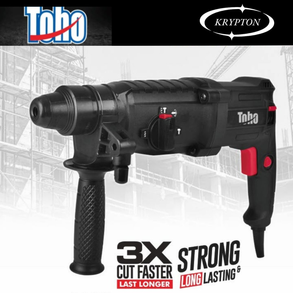 Jual TOHO Mesin rotary hammer sds 3in1 heavy duty jaminan asli original ...