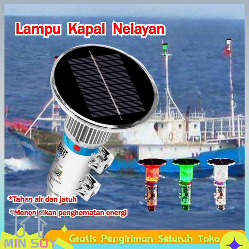 Jual 【COD】Lampu Torpedo Bertenaga Surya Lampu Jaring Lampu Kapal ...