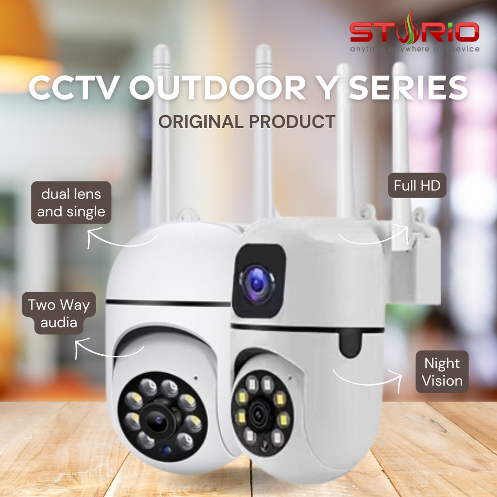 Jual [GARANSI] CCTV IPCAM OUTDOOR V380 PRO DUAL LENS Wifi FULL HD Human ...