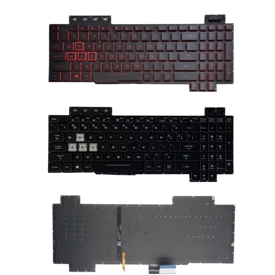 Jual Keyboard Laptop Asus Rog Tuf FX504 FX504D FX505 FX505G GL504 FX86 ...