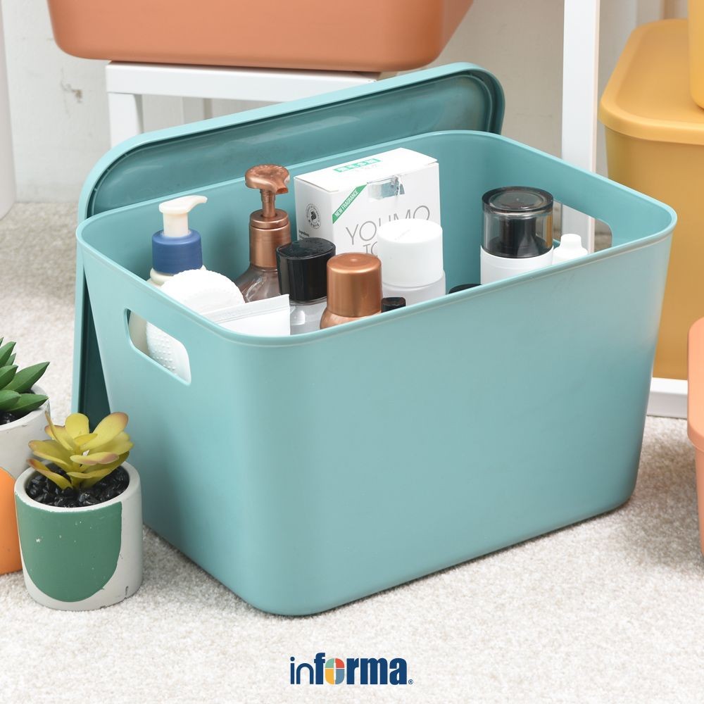 Jual Informa 32.5X24.5X19 cm Lolla Kotak Penyimpanan - Hijau Kotak ...