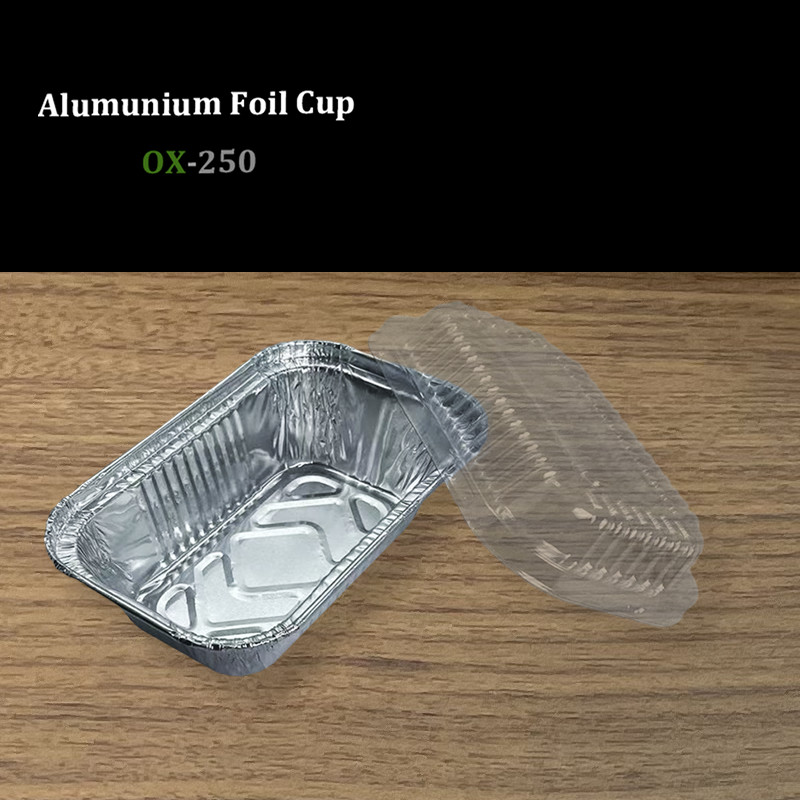 Jual Alumunium Foil Tray Cup OX250 Mentai Bolu Mini Macaroni Schotel Klapertart Brownies ...