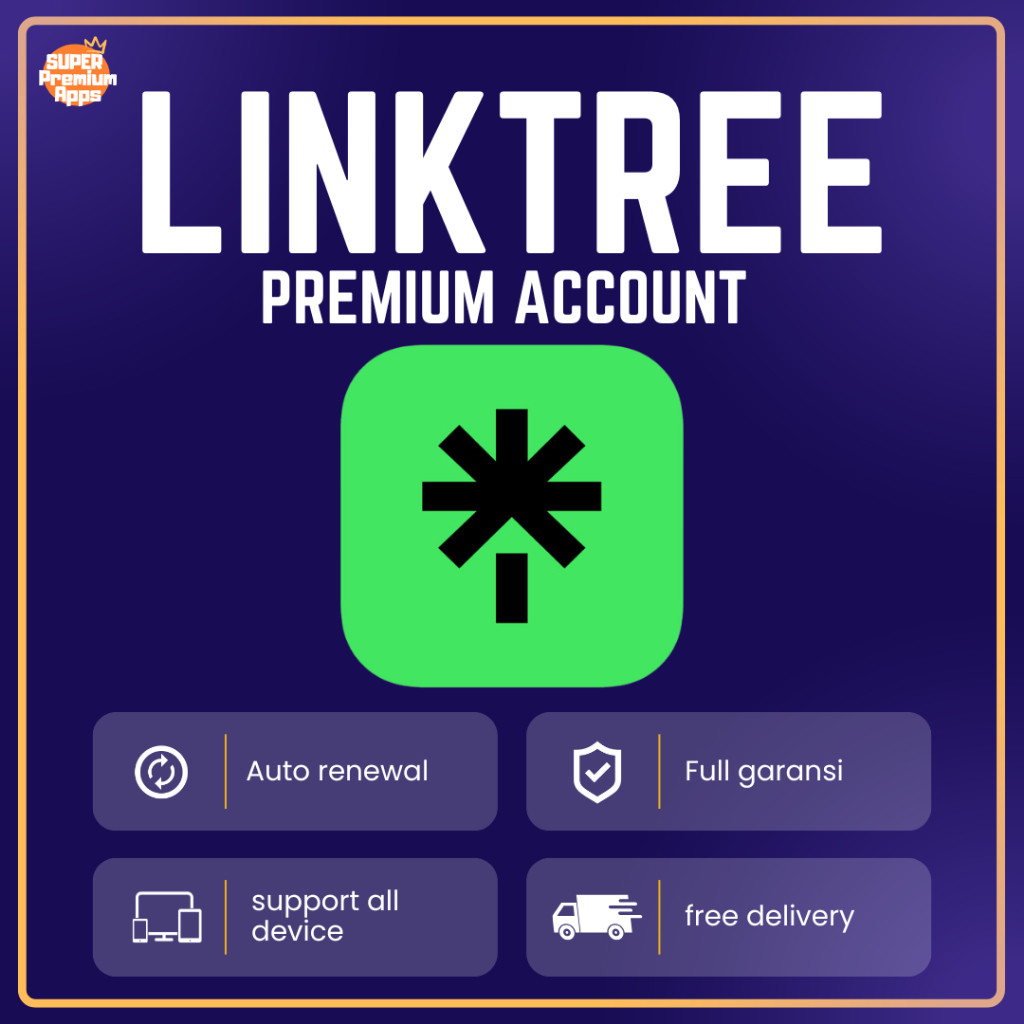 Jual [1 Tahun] Linktree PRO Plan | Full garansi | Shopee Indonesia