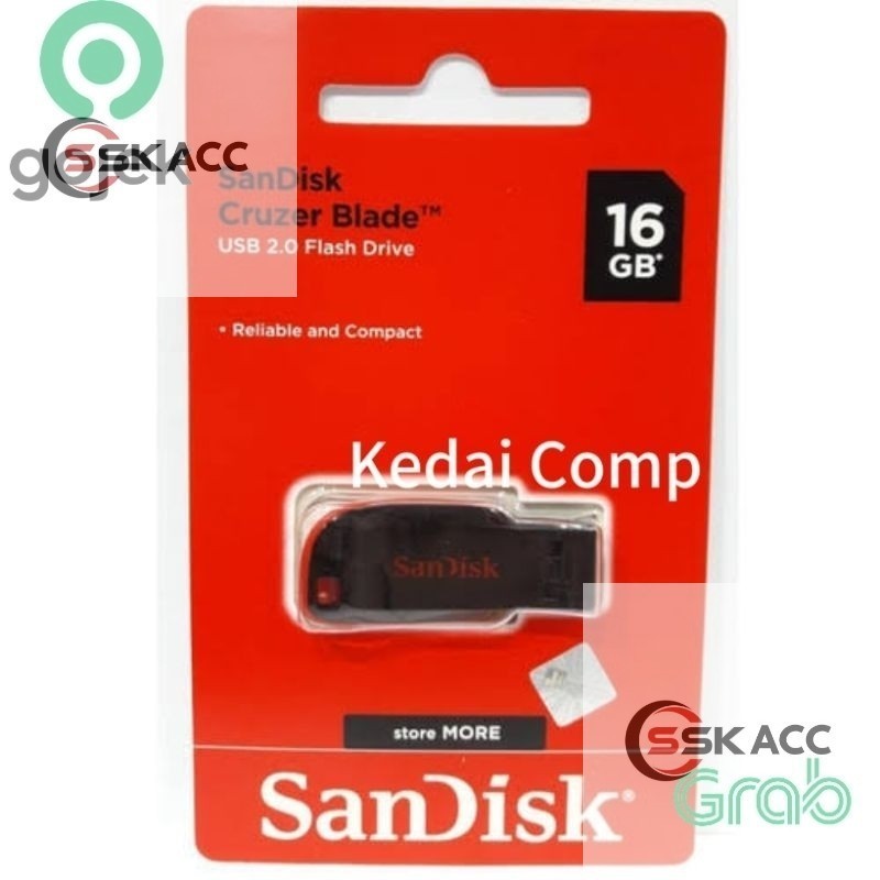 Jual Flash Disk Sandisk 16gb Original SSKACC-KOMPUTER | Shopee Indonesia