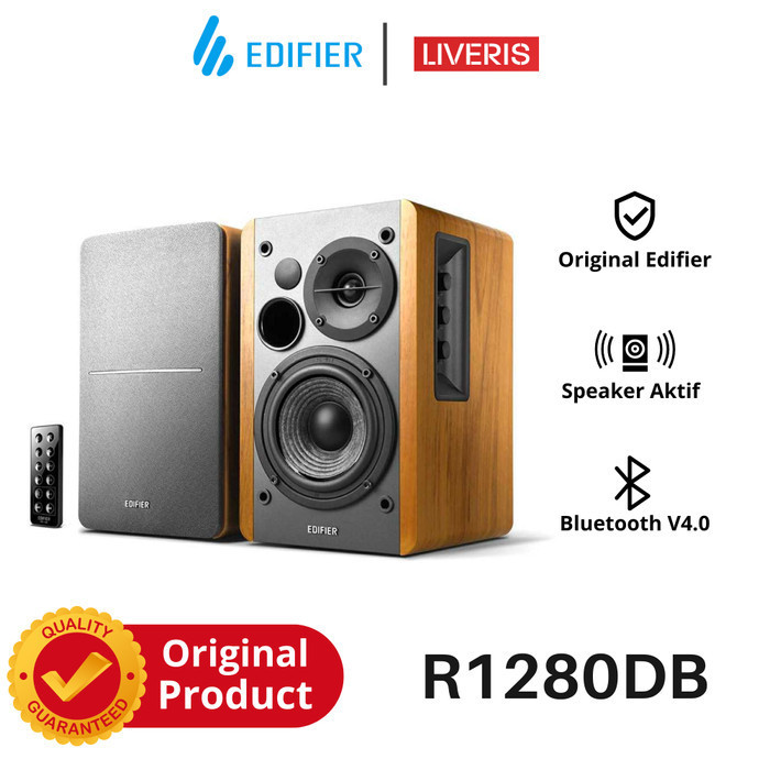 Jual Edifier R1280DB Bookshelf Speaker PC Laptop Bluetooth Aktif 2.0 ...