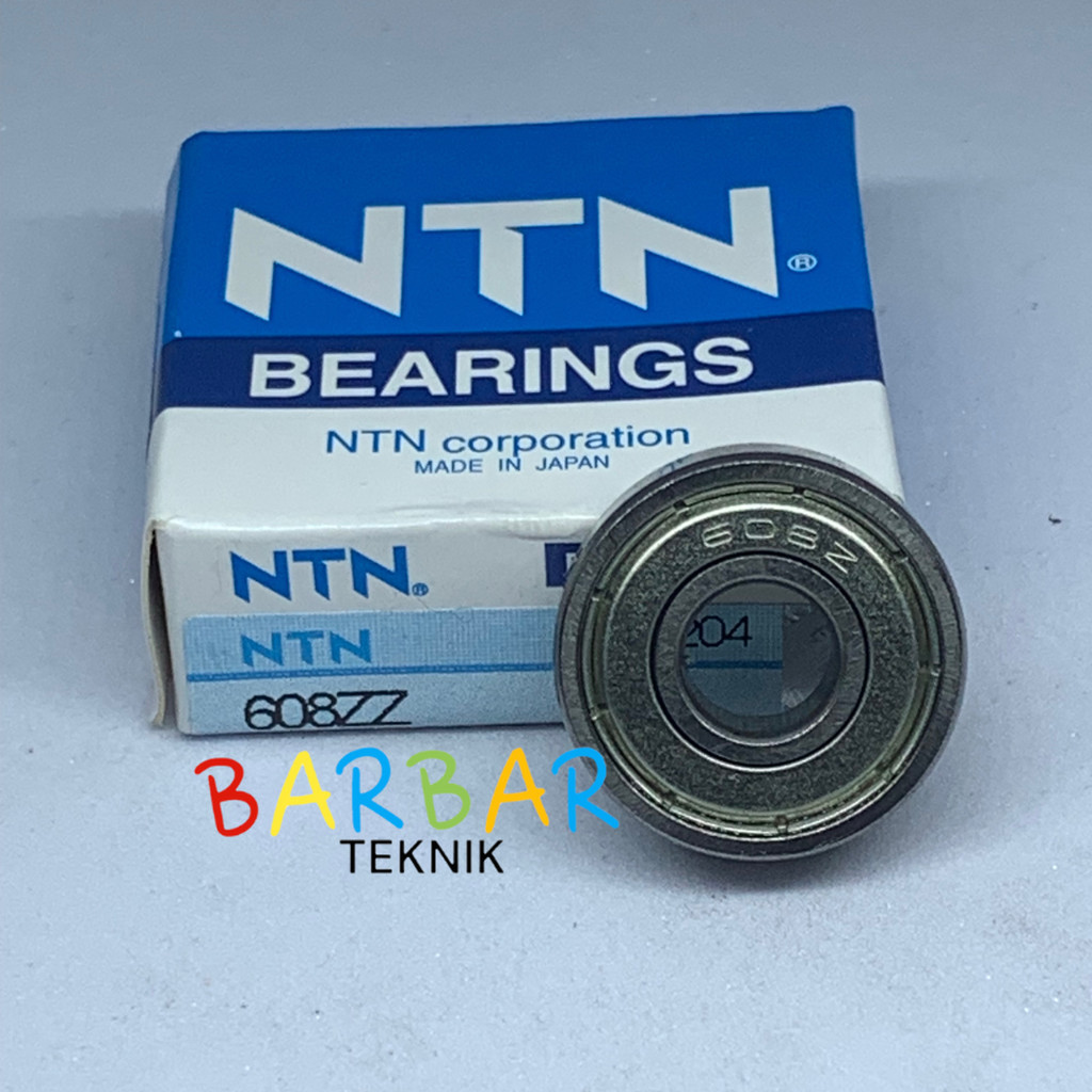 Jual Bearing NTN 608 ZZ Japan Original Diameter 8x22x7 Bering Tutup ...