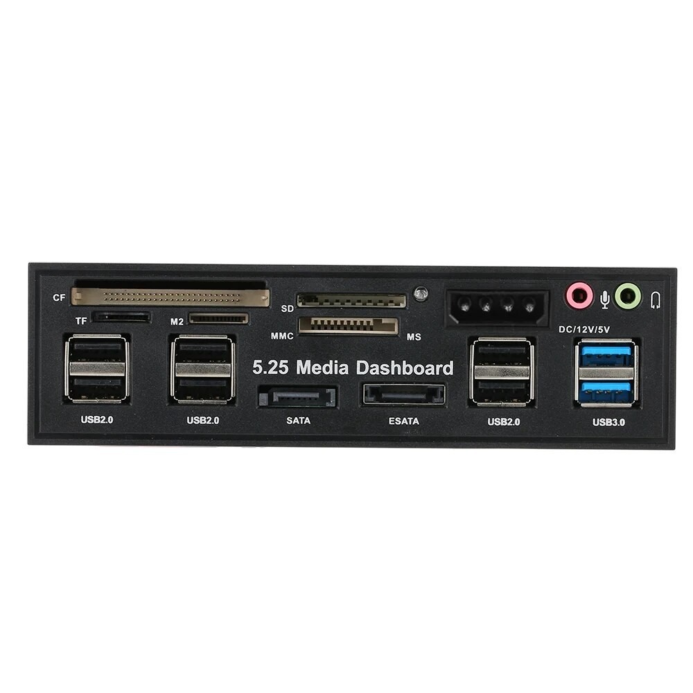 Jual Multi-Function USB 3.0 Hub eSATA SATA Port Internal Card Reader PC ...