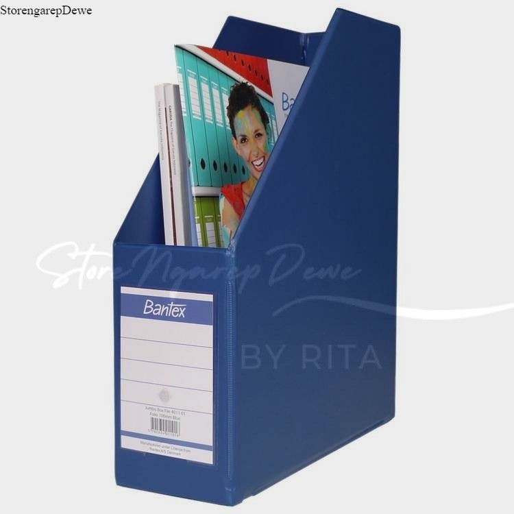Jual BOX FILE MAGAZINE FILE FOLIO 10 CM 4011 01 BANTEX BIRU bahan tebal ...