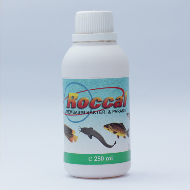 Jual Obat Ikan ROCCAL PEMBASMI BAKTERI DAN PARASIT 250ML/289G ...