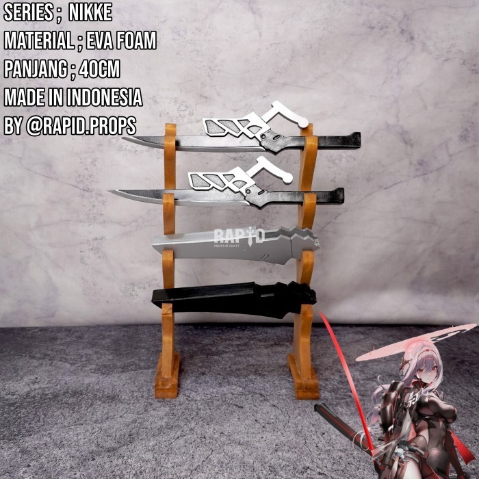 Jual Property Cosplay / Black Scarlet Shadow Dual Dagger Nikke For ...