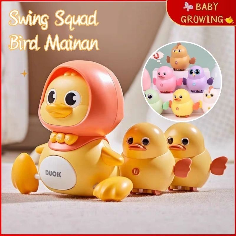 Jual Wobble Bird Mama Mainan Bebek Viral Mainan Bebek Ayam Burung Gerak ...