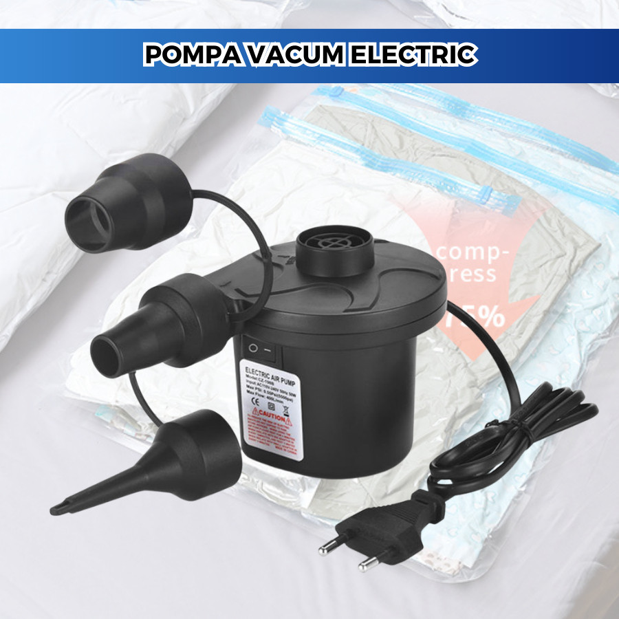 Jual Pompa Angin Listrik Electric Air Pump/Alat Pompa Kantong pakaian Vacuum Elektrik/Pompa ...