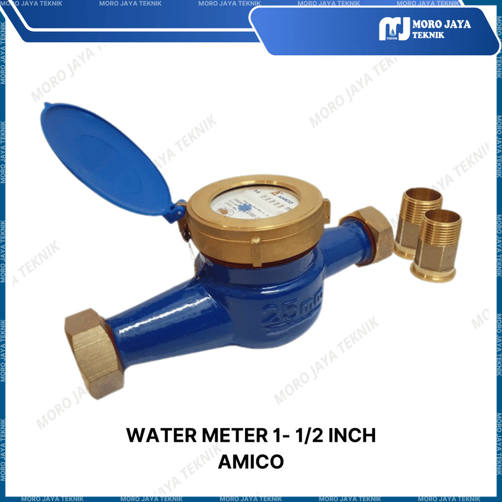 Jual Water Meter 1- 1/2 Inch Amico - Meteran Air - Flow Meter | Shopee ...