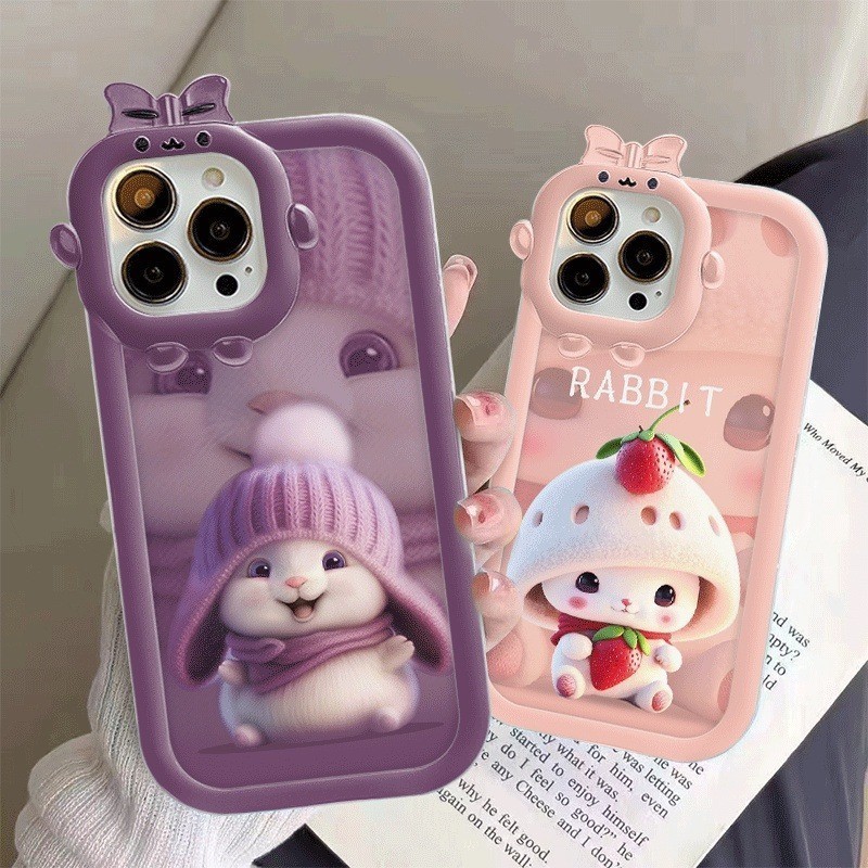 Jual Casing Ponsel Kelinci lucu Vivo Y02/Y02a/Y02t Y02s/Y16 Y12s/Y12a ...
