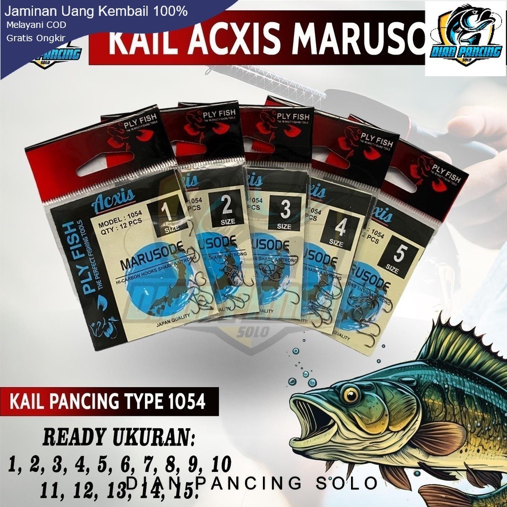 Jual Kail Pancing Murah Ply Fish Acxis 1054 Marusode | Shopee Indonesia