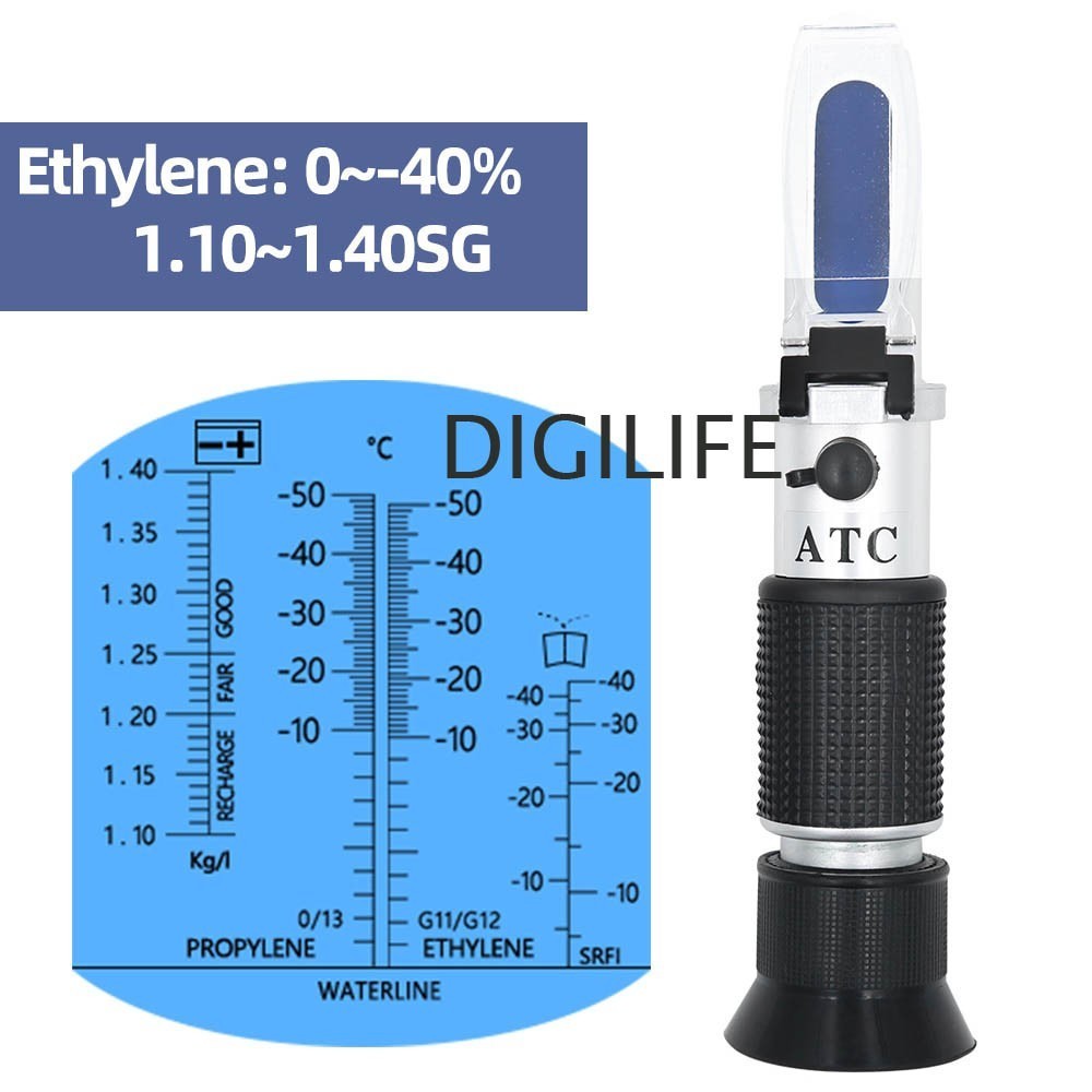 Jual Refractometer Glycol Ethylene Propylene Baterai Aki Mobil Urea ...