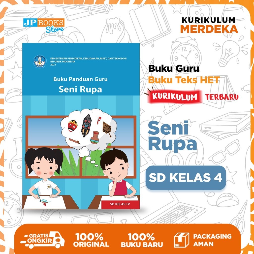 Jual JP Books – Buku Guru Teks Het Kurmer Sekolah Seni Rupa Sd Kelas 4 - Kurikulum Merdeka ...