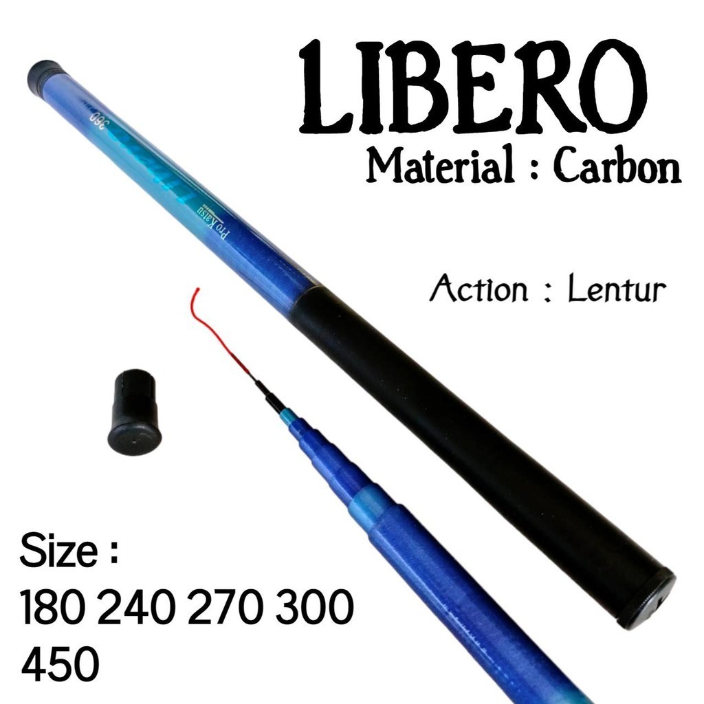 Jual Pro Katsu Libero 300 360 Joran Tegek Ruas Pendek Bahan Carbon ...