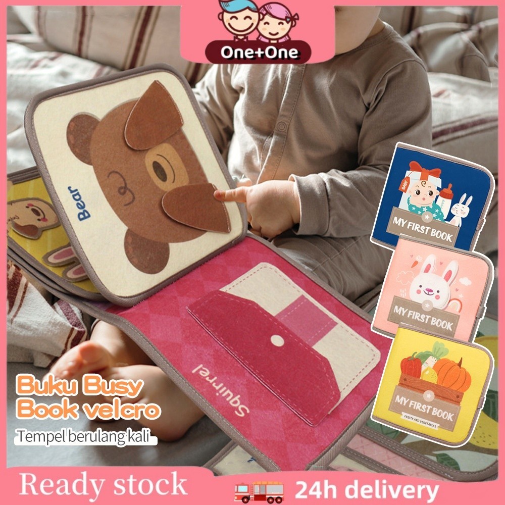 Jual One+One Busy Board Montessori Mainan Edukasi Anak/ Activity Book ...
