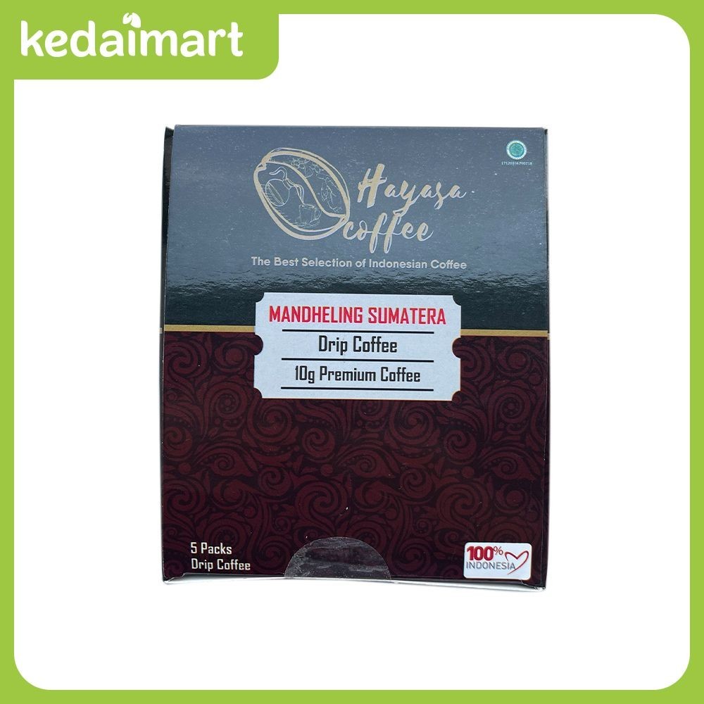 Jual Hayasa Drip Box Mandailing Arabika Isi 5 Bag | Shopee Indonesia