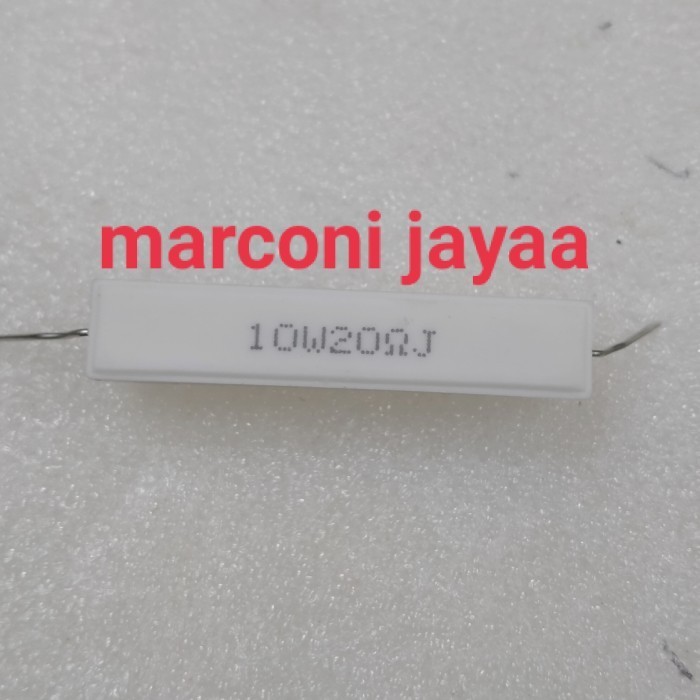 Jual resistor keramik 10watt 20ohm -MU14 | Shopee Indonesia