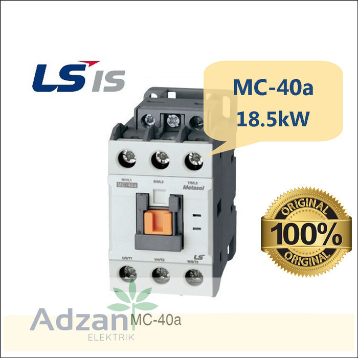 Jual Contactor MC-40a 3P 40A 18.5kW LS Kontaktor LSis | Shopee Indonesia