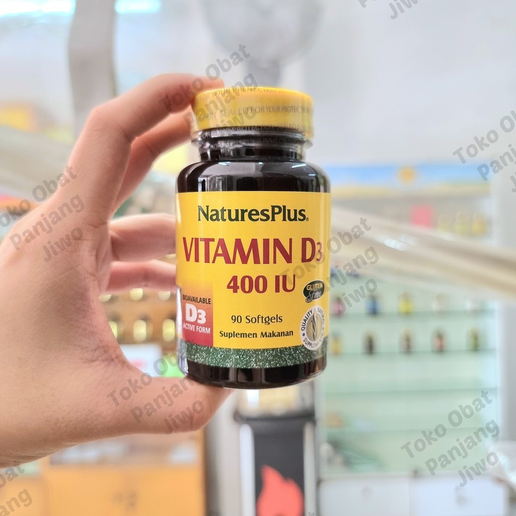 Jual Natures Plus Vitamin D3 400 IU [90 Softgels] - Imunitas Tubuh & Tulang, | Shopee Indonesia