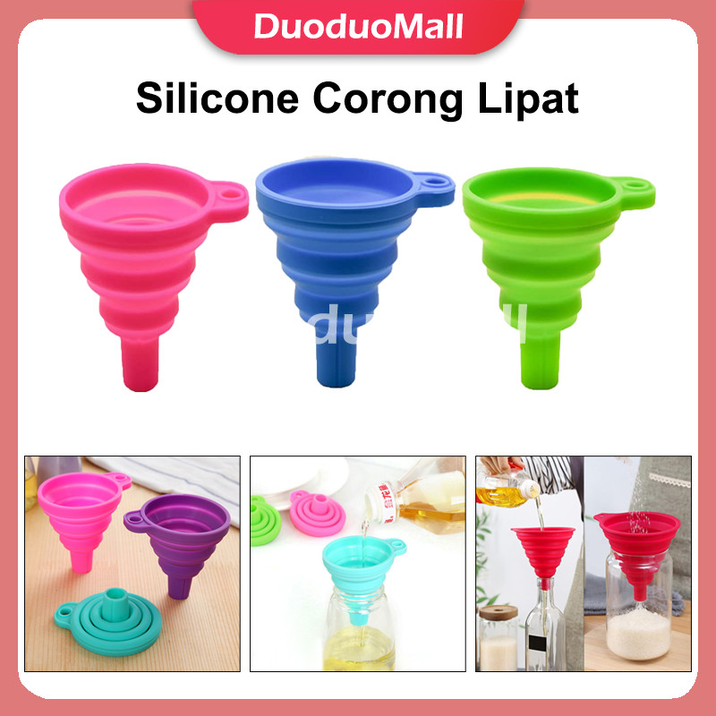 Jual Corong Mini Silikon Lipat Portable/Corong Serbaguna | Shopee Indonesia