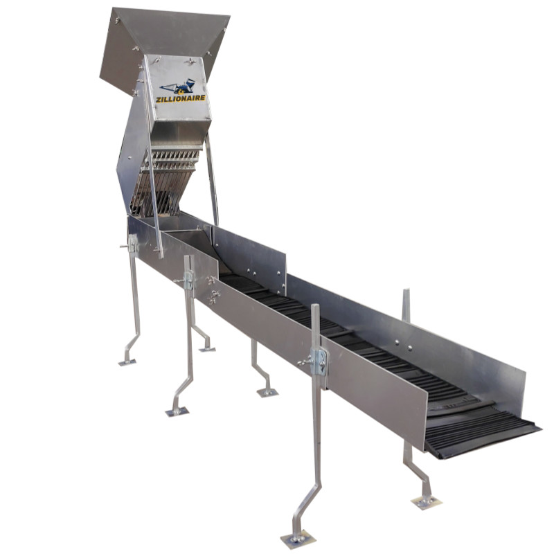 Jual Light portable sluice box gold mining equipment with rubber mat ...