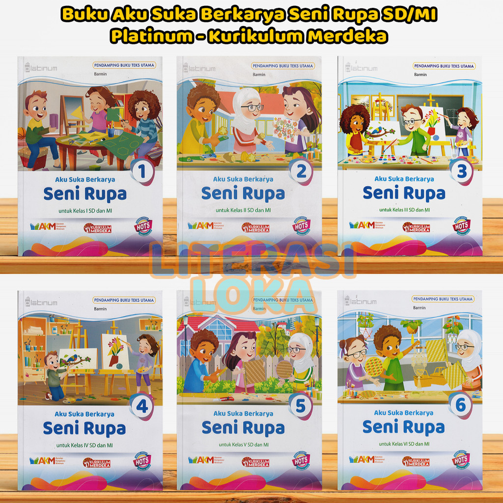 Jual Buku "Aku Suka Berkarya Seni Rupa" Platinum SD/MI (2024) | Tiga Serangkai | Lengkap Kelas 1 ...