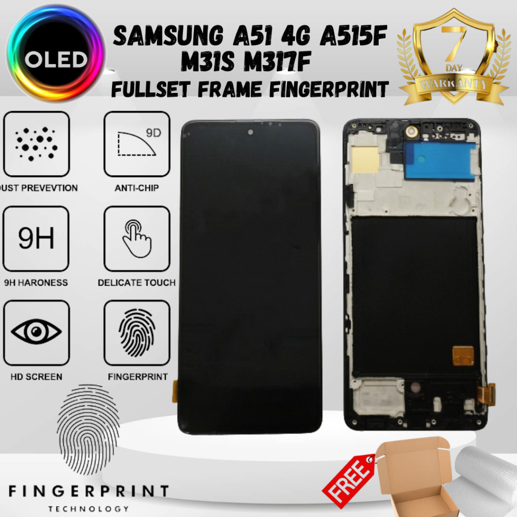 Jual LIVE [ORIGINAL] OLED LCD SAMSUNG A51 A51F M31S M317F FULLSET ...