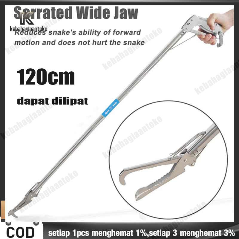 Jual （Pengiriman segera）1.2M Dapat Dilipat Tongkat Penjepit Ular ...