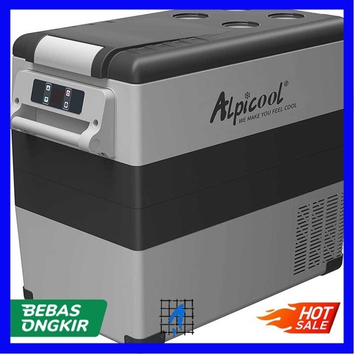 Jual Kulkas Portable Mobil Mini Fridge Freezer 55L | Shopee Indonesia