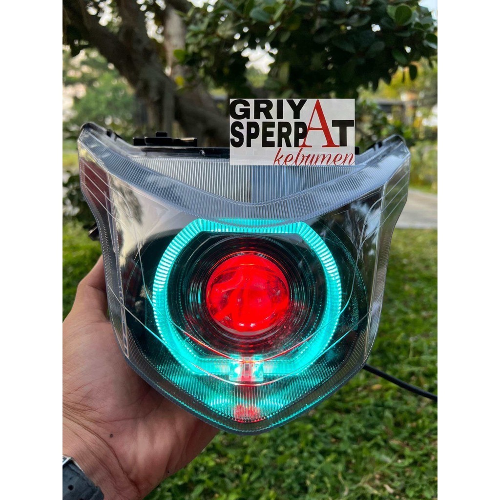 Jual REFLEKTOR LAMPU DEPAN LED BEAT POP BILED BILLED | Shopee Indonesia