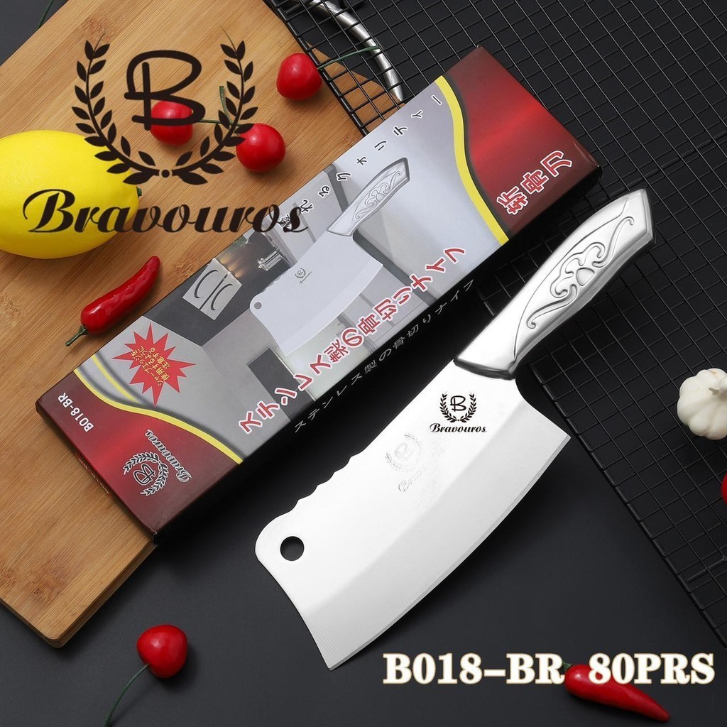 Jual Golok daging atau golok tulang B-18 kecil gagang stainless stell ...