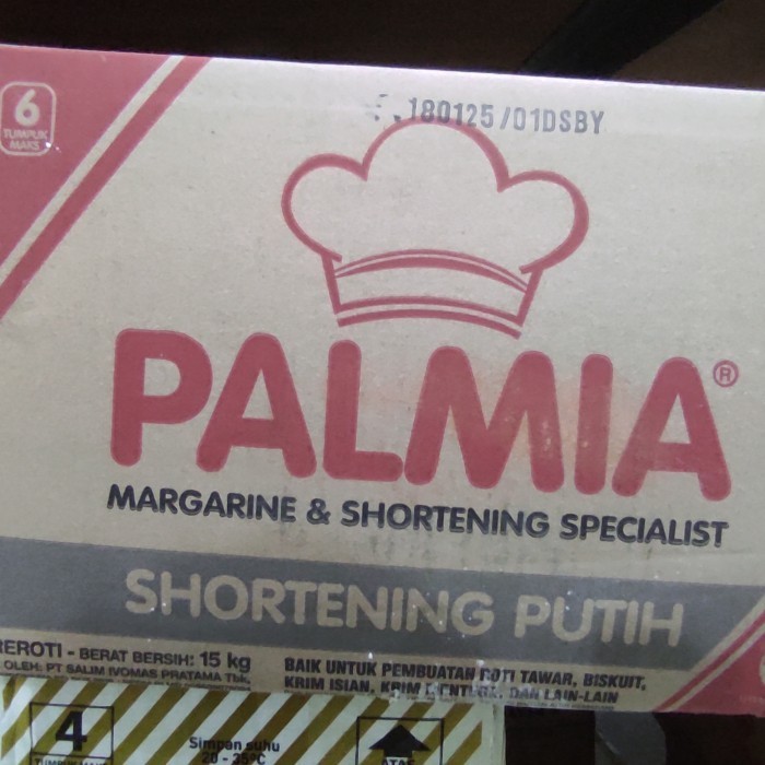 Jual Mentega Palmia Shortening Putih Tawar 15kg | Shopee Indonesia