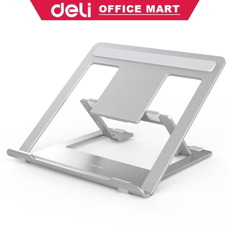 Jual Deli Stand Laptop Aluminium Dudukan Laptop Holder Tatakan Rak ...