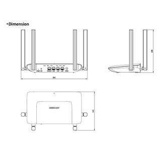 Jual HIKVISION DS-3WR15X 1500M WI-FI 6 DUAL BAND 2.4GHZ/5GHZ WIRELESS ...