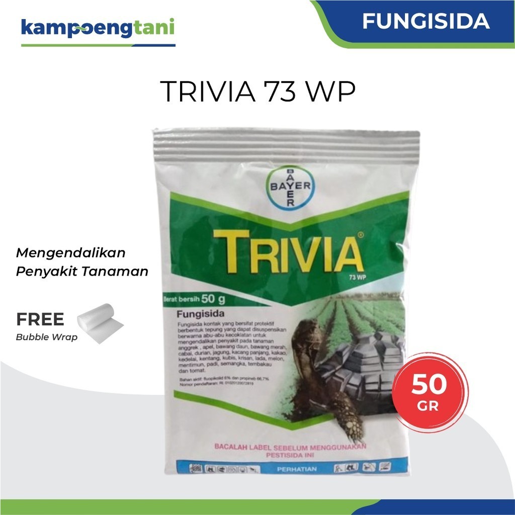 Jual Kampoeng Tani - Fungisida Trivia 73 WP 50 gram Fluopikolid ...