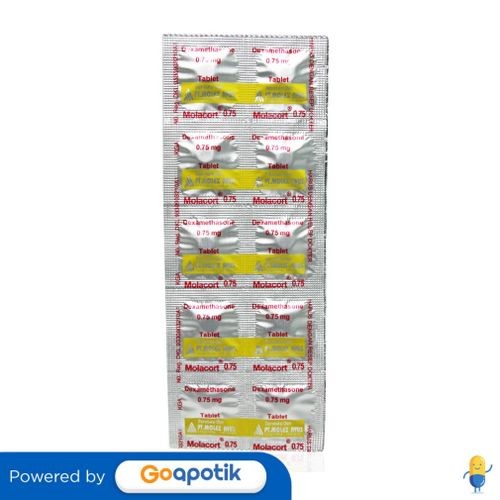 Jual Molacort 0.75 Mg Strip 10 Tablet | Shopee Indonesia