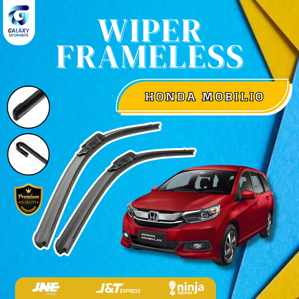 Jual Wiper Mobil Honda Mobilio - Model Frameless Soft 1 Set Kiri dan ...
