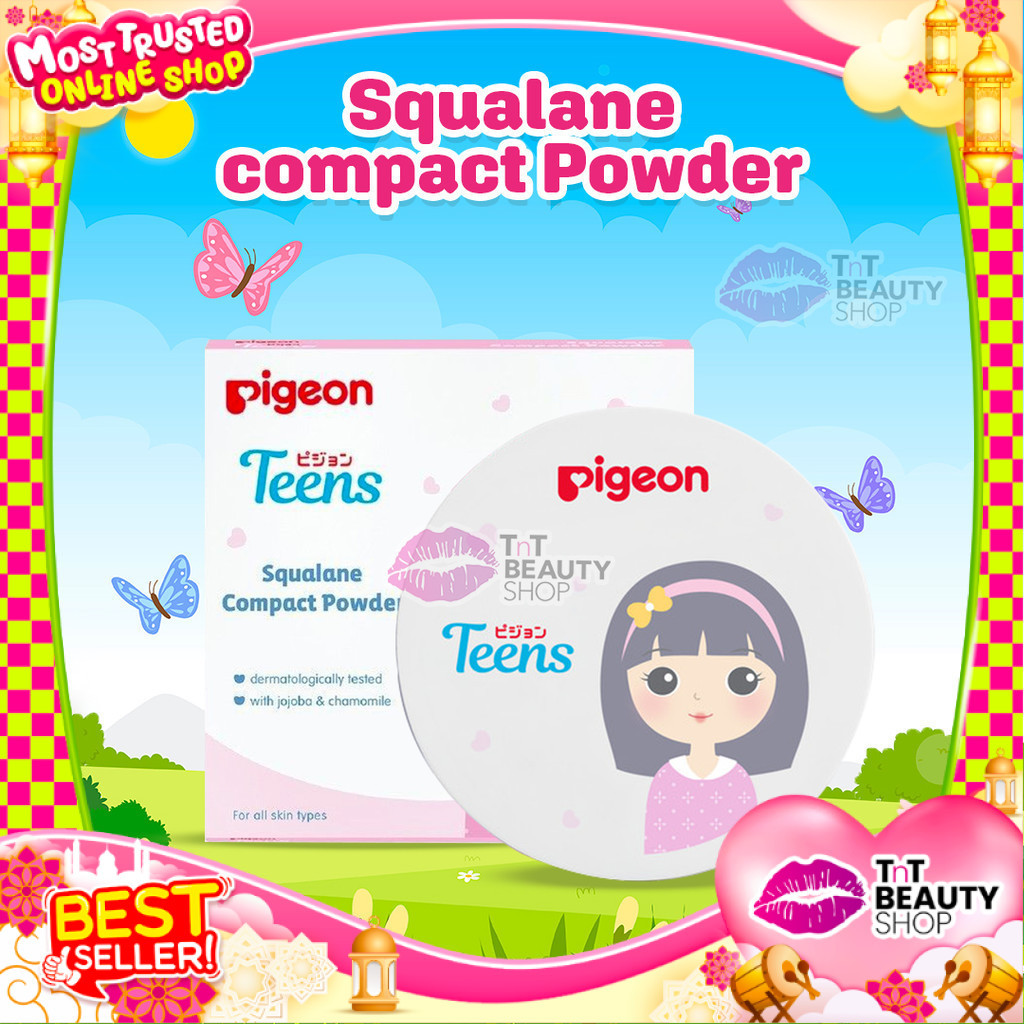Jual PIGEON Teens Compact Powder Squalane 14gr | TnT Beauty Shop ...