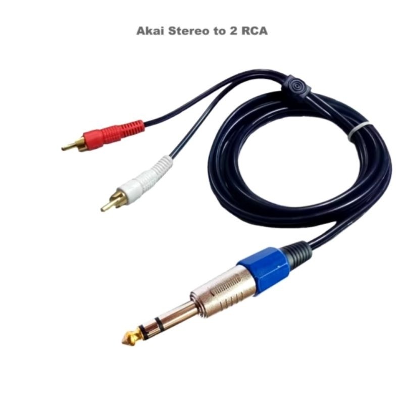 Jual Kabel audio jack 1 akai stereo to 2 rca kabel atn berkualitas ...