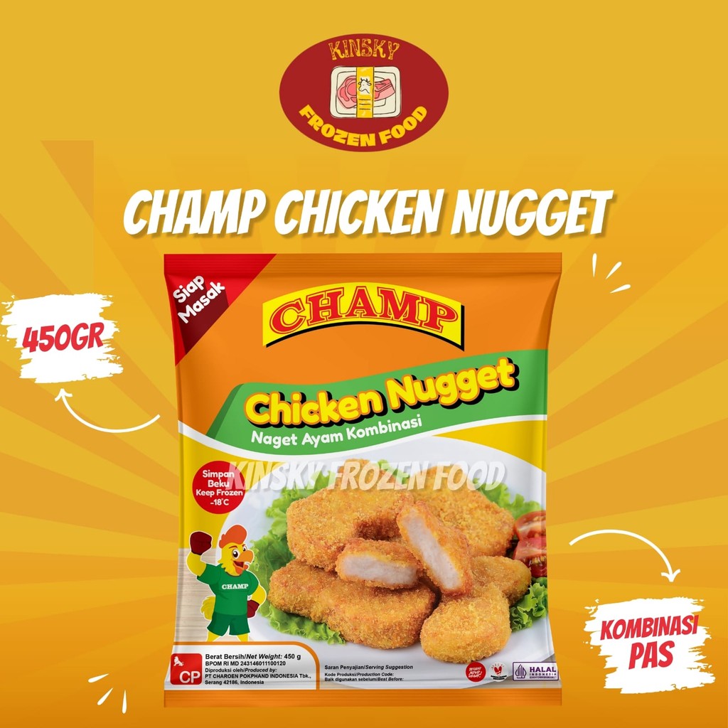 Jual CHAMP CHICKEN NUGGET 450GR | Shopee Indonesia