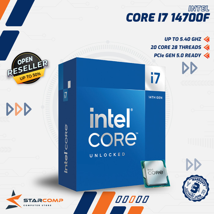 Jual Processor Intel Core i7 14700F 20 Cores 28 Treads LGA1700 | Shopee ...