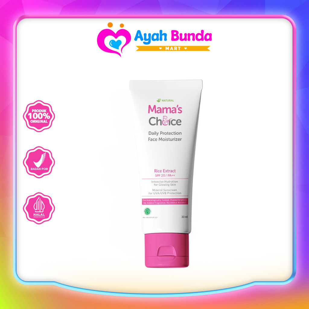 Jual Mama's Choice Daily Protection Face Moisturizer SPF 20 PA++ ...