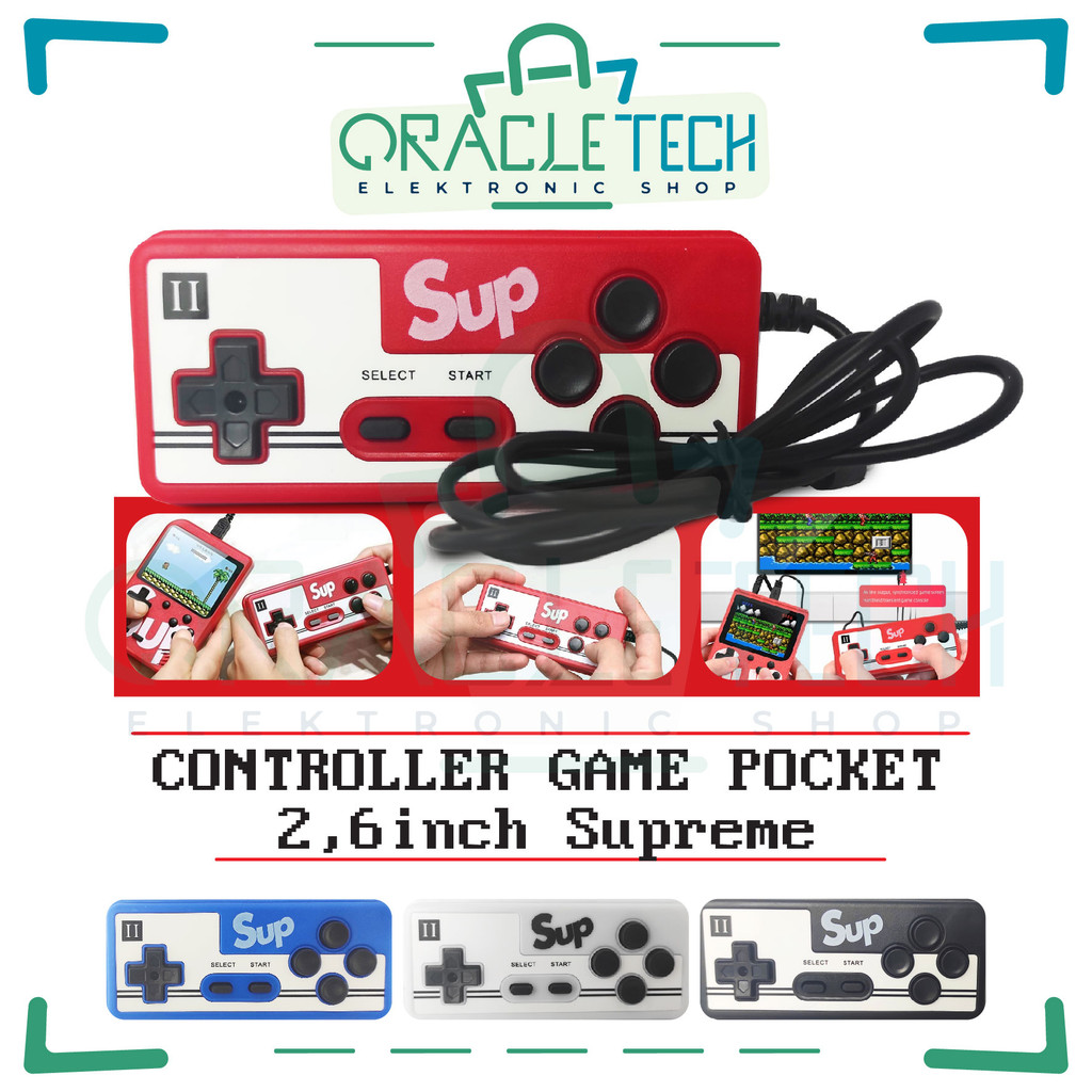 Jual Joystick Controller Gameboy SUPREME isi 400 Game in 1 Gamebot ...